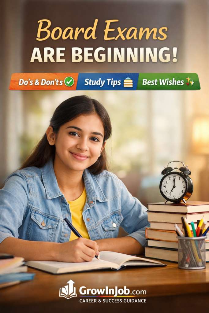 Board Exams Are Beginning: Do’s, Don’ts & Tips for Class 10 & 12 Students